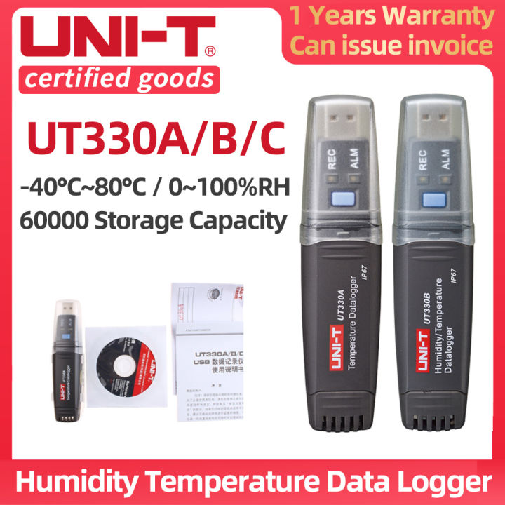 【Ready Stock】UNI-T USB Datalogger UT330A UT330B UT330C 60000 large ...