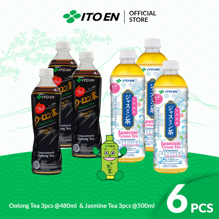 ITO EN Paket Oolong Tea 3 pcs & Jasmine Tea 3 pcs - Bundle Mix | Lazada Indonesia