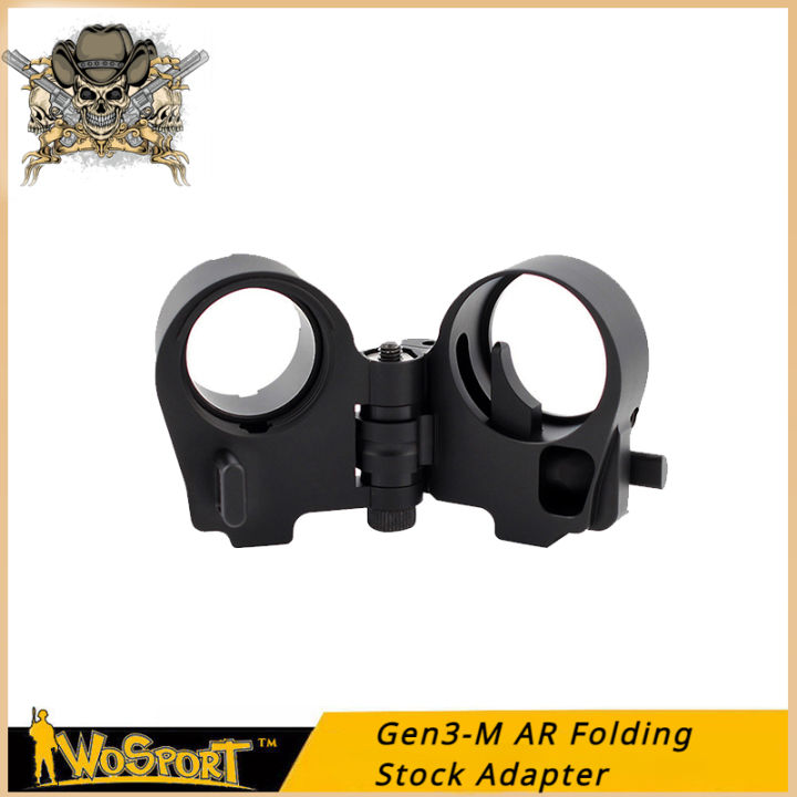 WoSports Triple Folding Ring Folding Nut Rear Bracket Adapter Gen3-M AR ...