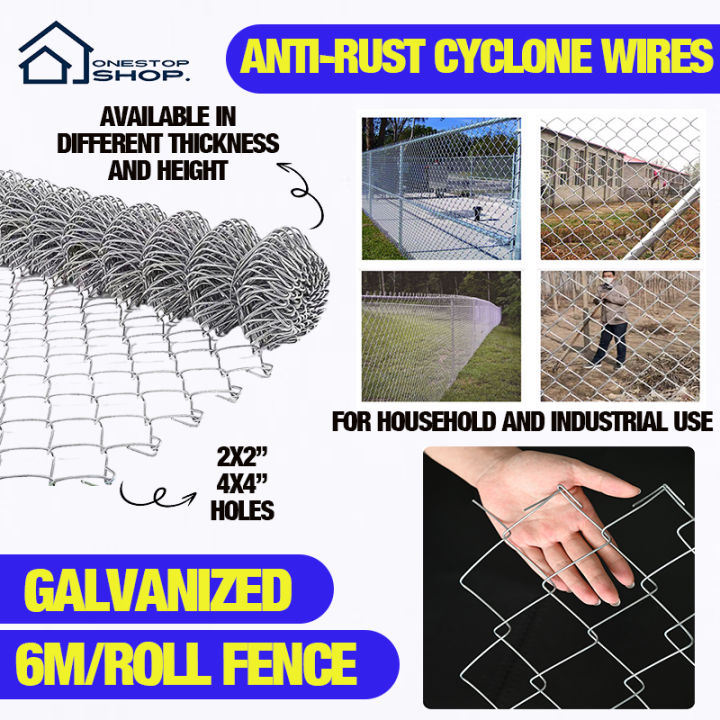 Cyclone Wires High Quality Commercial Chain Link Mesh with Opening 2x2 ...