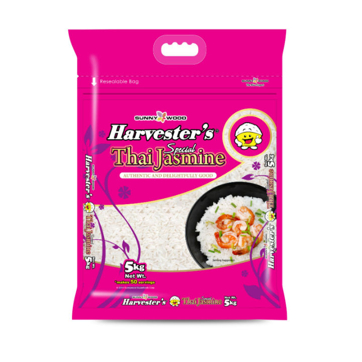 Harvester's Special Thai Jasmine Rice 5kg | Lazada PH