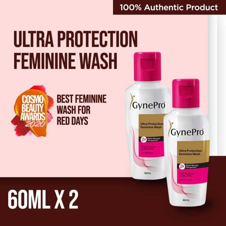GynePro Ultra Protection Feminine Wash 60mL x 2 | Lazada PH