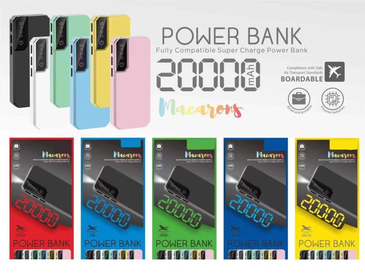 RAM - 130 POWERBANK 20000mAh RANDOM BRAND LIGHTWEIGHT UNIVERSAL ...