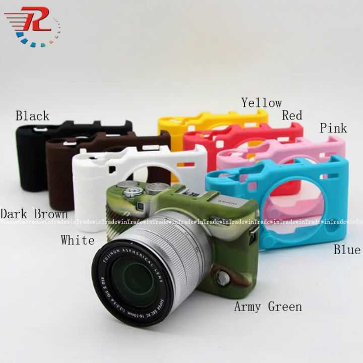 Fujifilm XA10 X-A10 Soft Silicone Rubber Camera Body Cover Case For ...