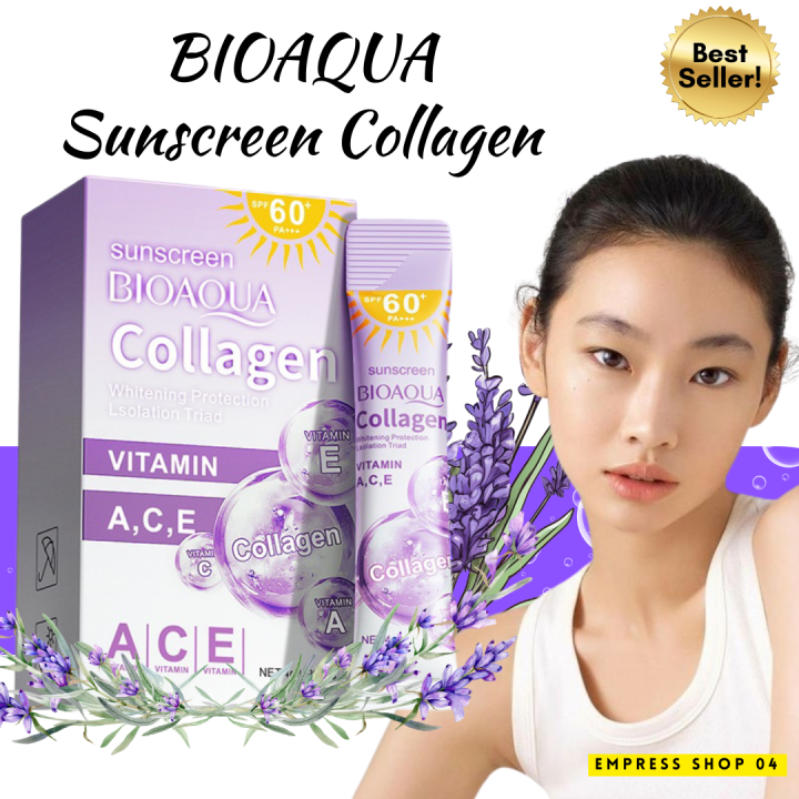 BIOAQUA Collagen Vitamin Sunscreen SPF60 +PA+++ | Lazada PH