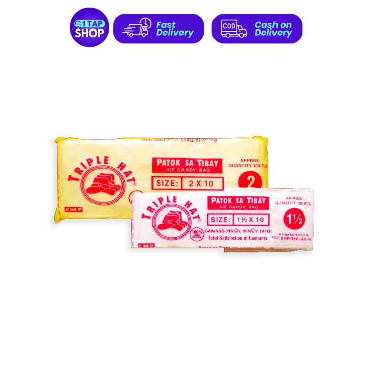 1Tap 100 Pcs Multipurpose Disposable Plastic Bag Ice Candy Wrappers ...