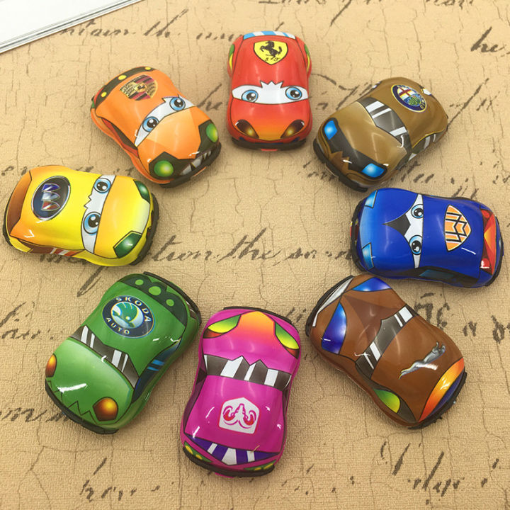 10pcs Pull Back Cars Toy, Cute Mini Car Model Cartoon Anime Car Toy ...