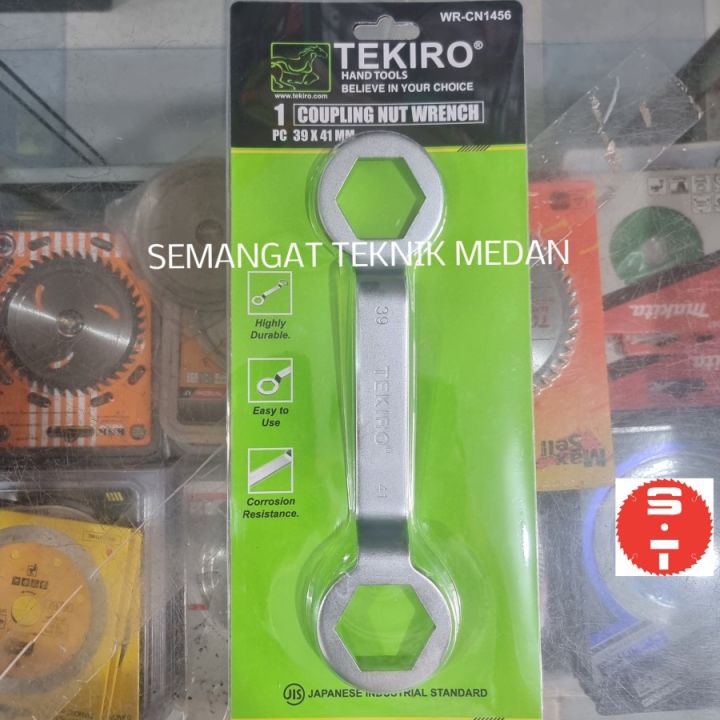 KUNCI BLOCK BLOK MESIN COUPLING NUT WRENCH 39x41 39mm x 41mm TEKIRO ...