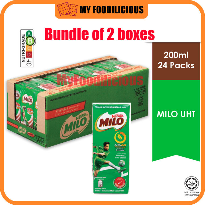 Nestle Milo Packet Drink 24 x 200ml | Lazada Singapore