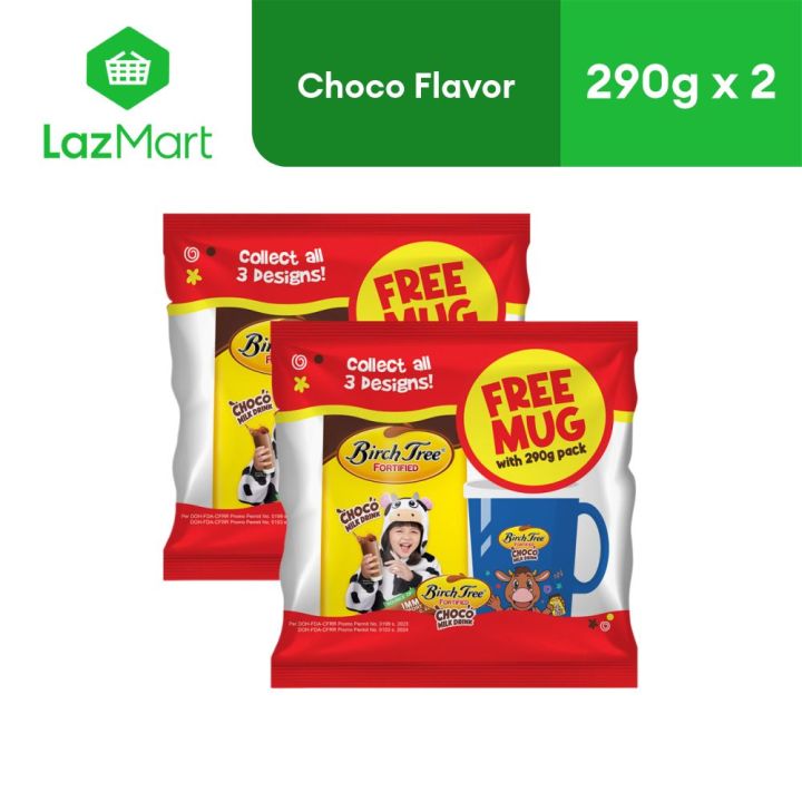 Birch Tree Fortified Choco Powdered Milk with Vitamin C, Iron, and Zinc ...