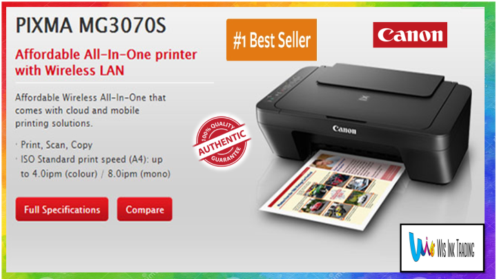 Canon Pixma MG3070s Wireless All in One Printer | Lazada PH
