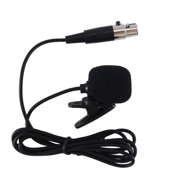 Professional Lavalier Lapel Tie Clip Condenser Microphone 4Pin Mic for ...