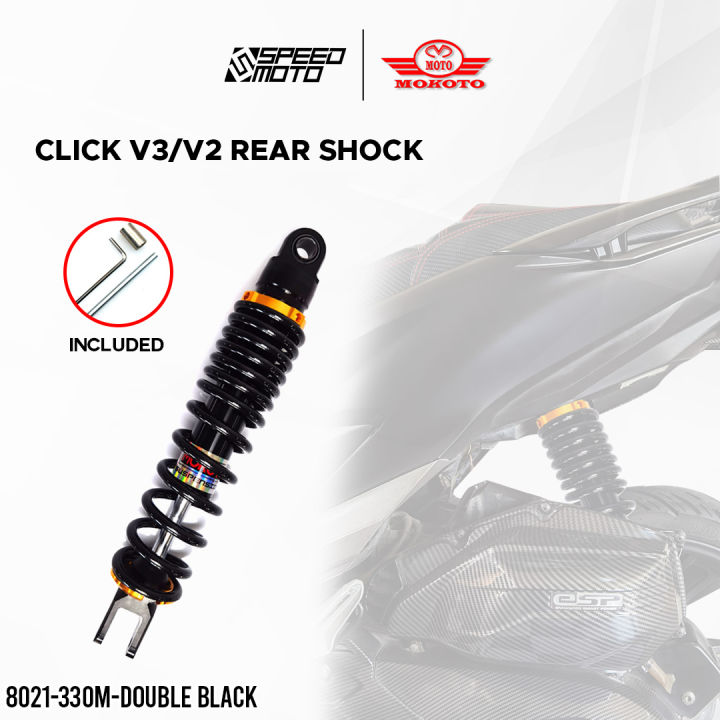 CLICK V3 CLICK V2 MOKOTO REAR SHOCK ABSORBER 330MM FOR HONDA MOTORCYCLE ...