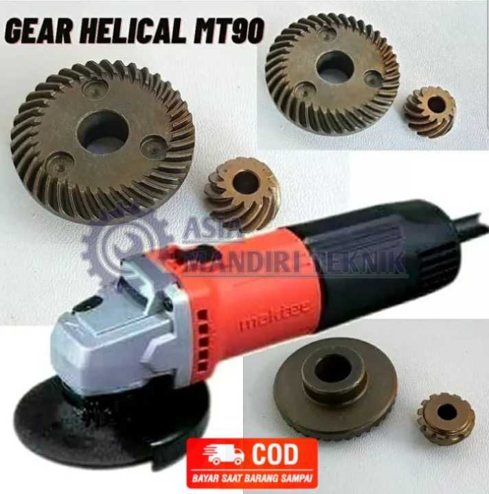 GEAR GIGI NANAS MESIN GERINDA TANGAN MAKTEC MT90 MT91 MT 90 MT 91 Asia Mandiri Teknik | Lazada ...