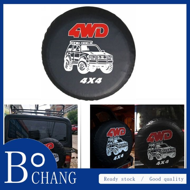 4wd 4x4 Pvc Leather Spare Wheel Tire Cover Case Bag Pouch Protector Car