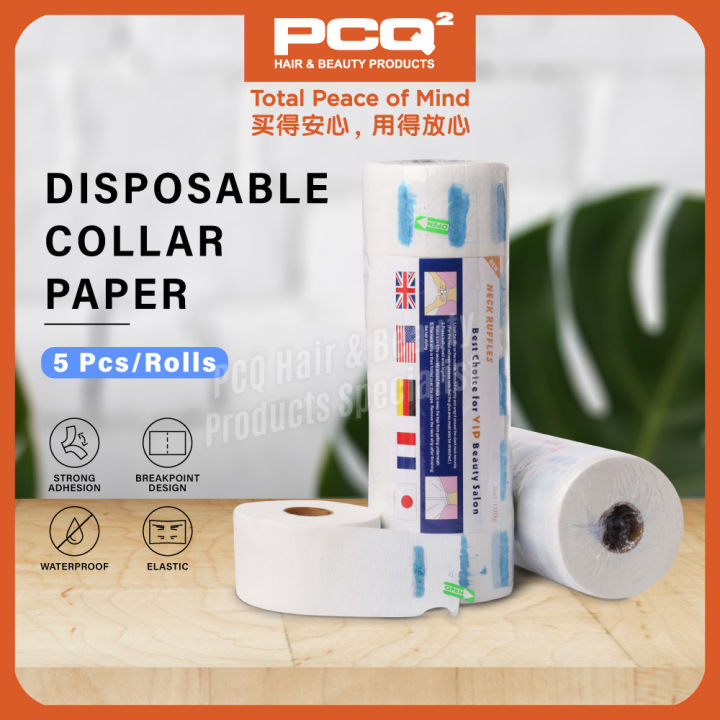 (1 Bundle) Disposable Neck Tissue Neck Paper Neck Ruffle Neck Roll ...