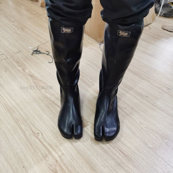 37Japan Style Soft Women High Portable Rain boots Men Foldable Natural ...