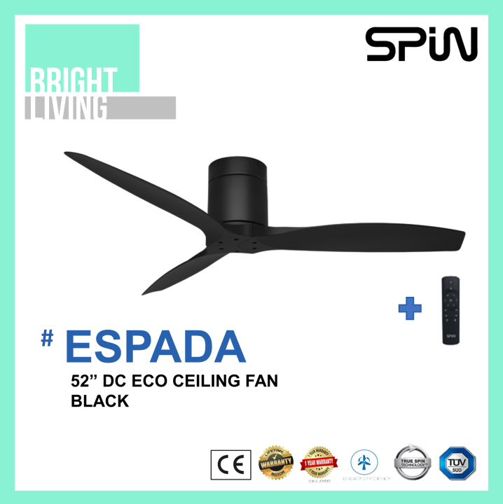 SPIN ESPADA 43/52/60 Inch DC-Eco Ceiling Fan | Lazada Singapore