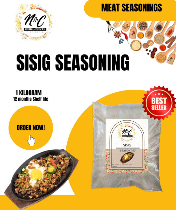 Sisig Powder Seasoning 50g 100g 250g 500g 1kg Herbs and Spices | Lazada PH