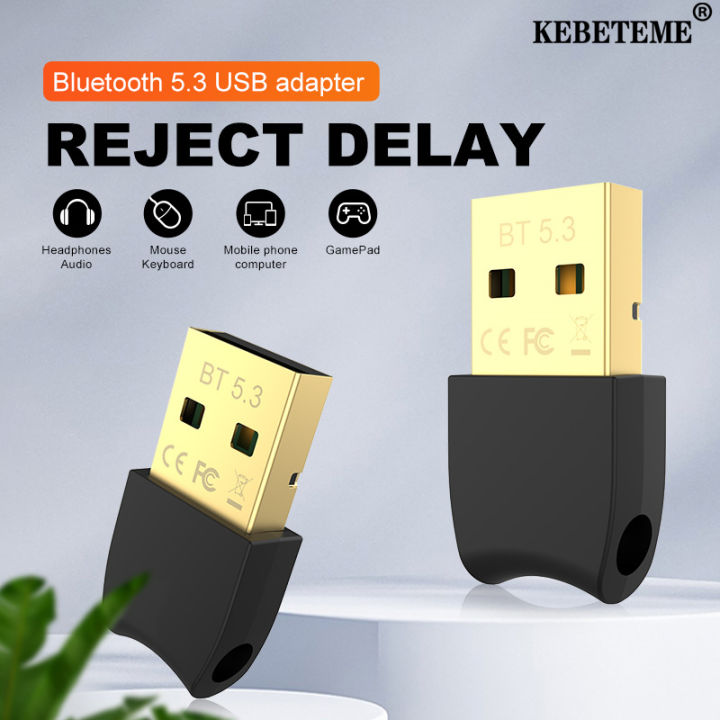 KEBETEME Bluetooth 5.3 USB Adapter Wireless Transmitter Receiver for PC ... KEBETEME Bluetooth 5.3 USB Adapter Wireless Transmitter Receiver for PC ...