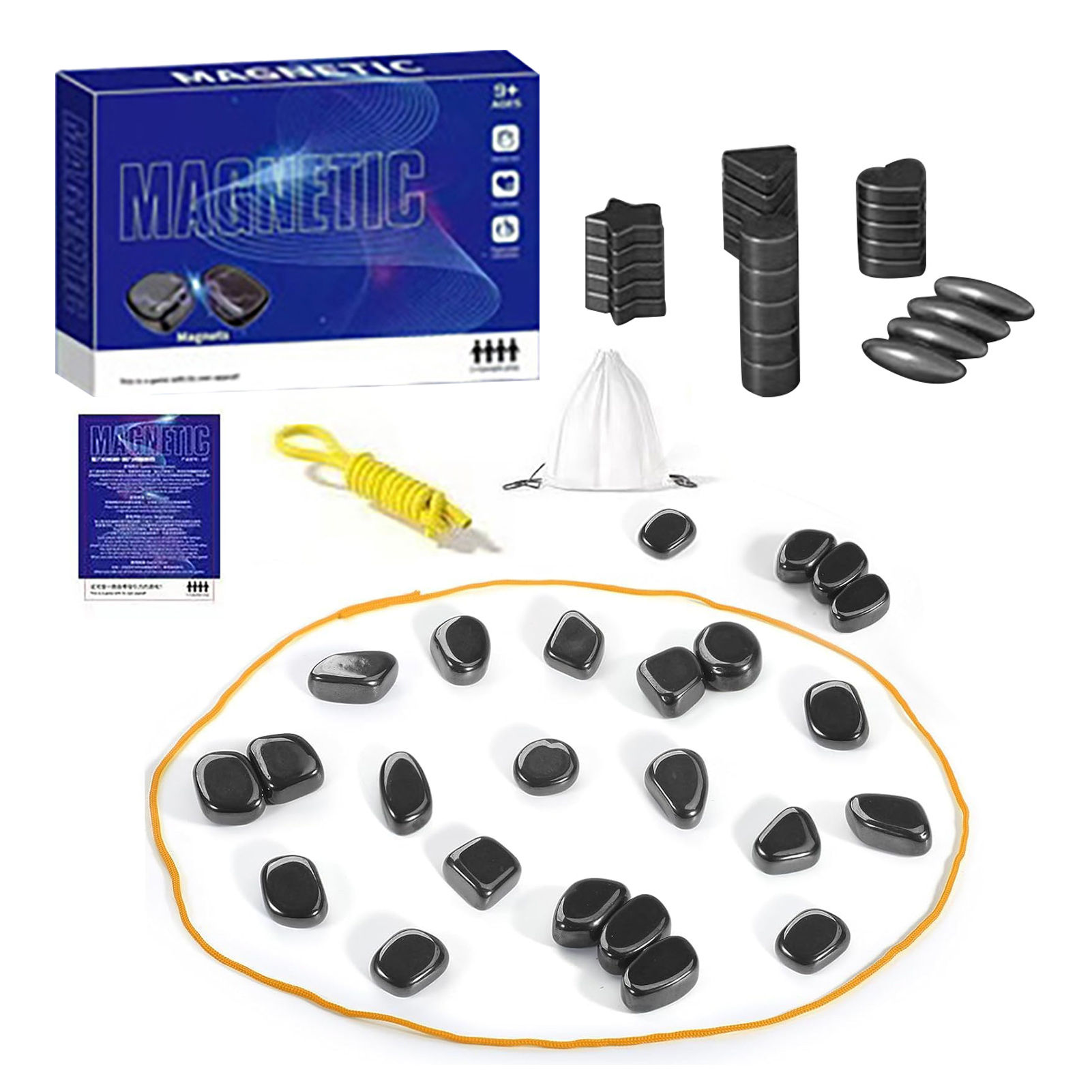 Magnetic Chess Set Family Chess Game Magnetic Chess Game with String ...