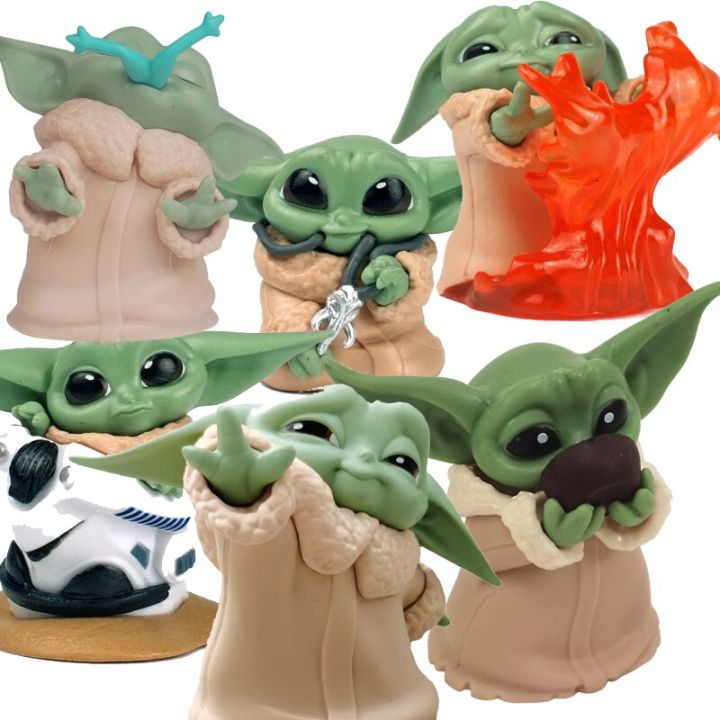 Star Wars Baby Yoda Dolls Toys Yoda Baby Grugo Action Figure Model Toys ...
