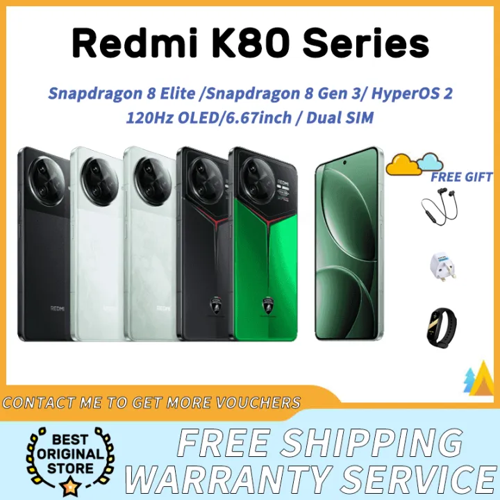 Redmi K80 Pro Snapdragon 8 Elite/Redmi K80 Snapdragon 8 Gen 3 Mobile ...