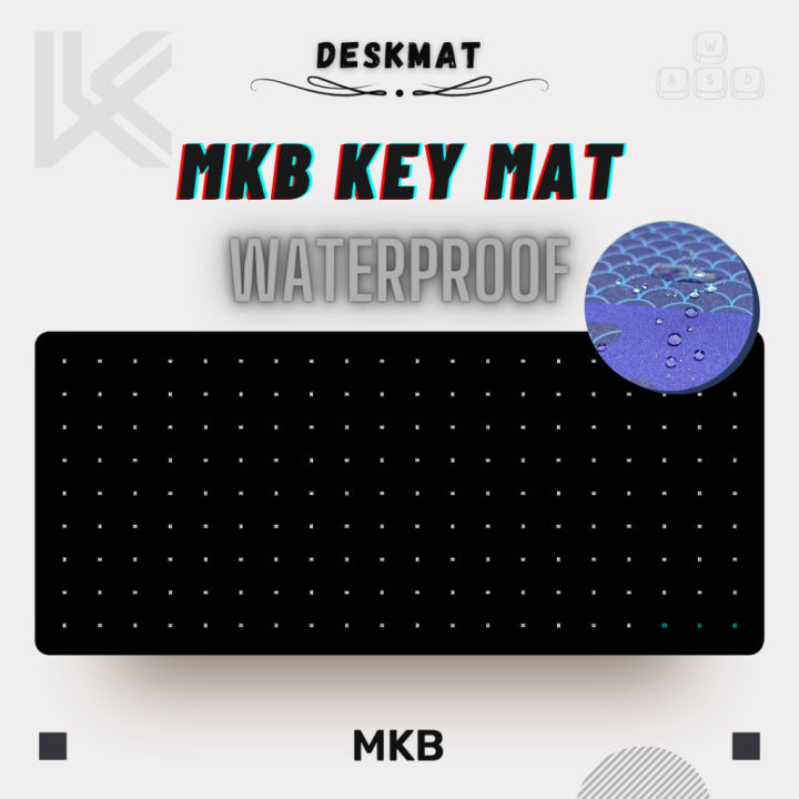[READY STOCK] MKB Key Mat (900mm x 400mm x 4mm) - WATERPROOF Mouse Pad/Mousepad | Lazada