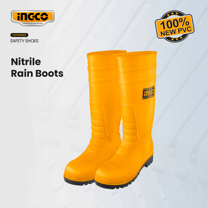 Ingco PVC / Nitrile Rain Boots SOLD PER PAIR SSH092S1P IHT | Lazada PH