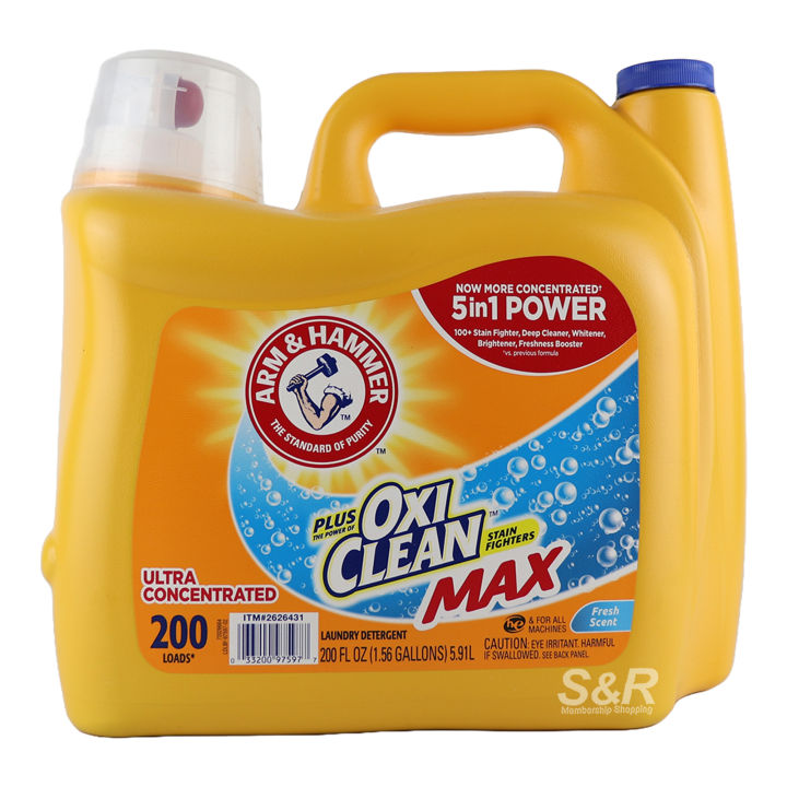 Arm & Hammer Oxi Clean Max Stain Fighters Laundry Detergent Fresh Scent ...