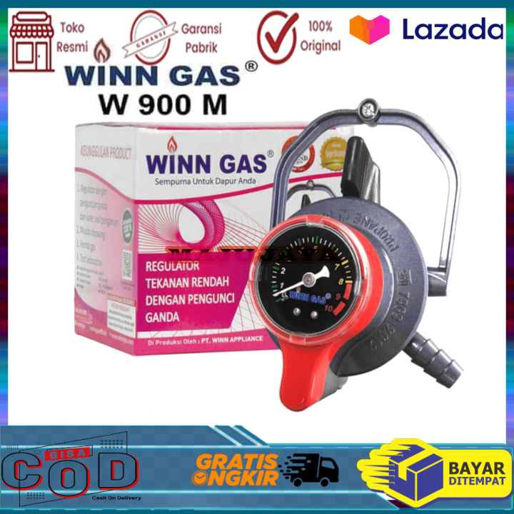 Regulator gas LPG Winn gas tipe w 900+ meter | Lazada Indonesia