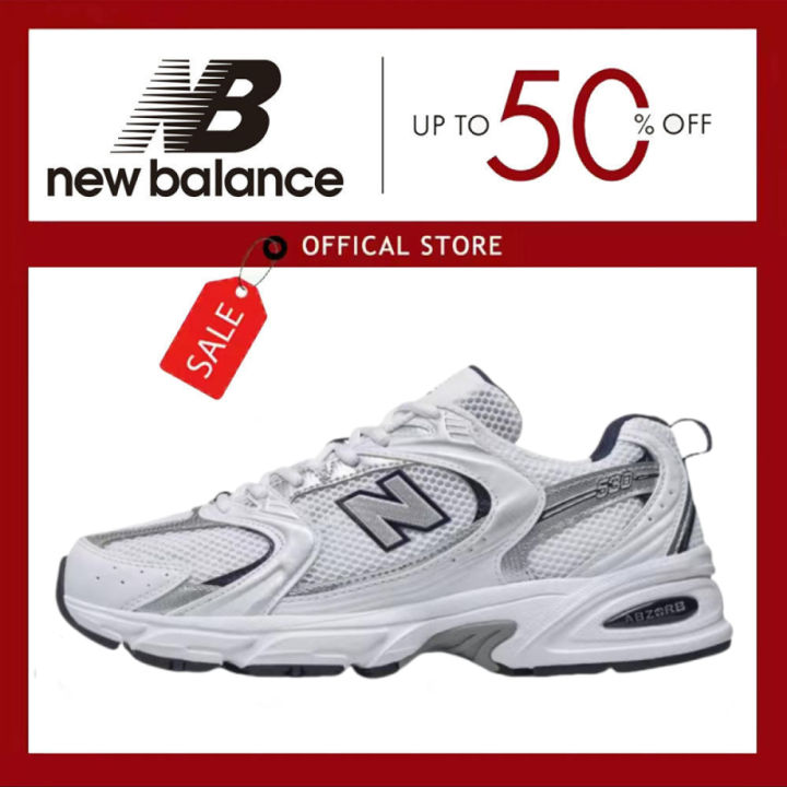 New Balance NB 530SG Silver White for Men and Women Sneakers original ...