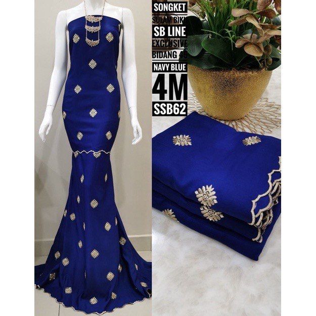 KAIN PASANG SB LINE SULAM BIKU, SONGKET VIRAL, RAYA 2022 LATEST | Lazada