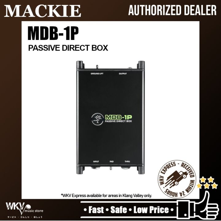 Mackie MDB-1P Passive Direct Box (MDB1P) | Lazada