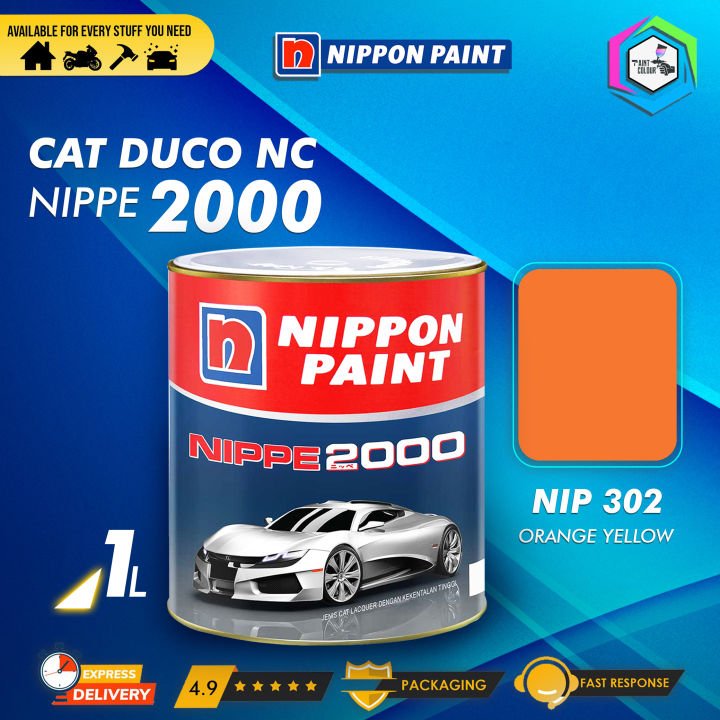 Cat Duco Nippon Paint Nippe 2000 - 302 ORANGE YELLOW | Lazada Indonesia