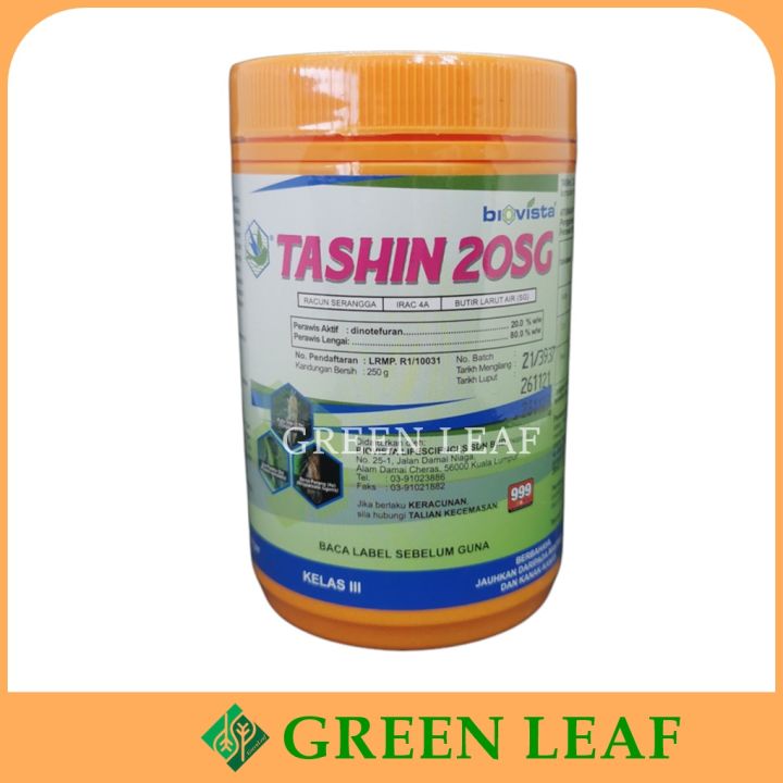 Tashin 20SG 250GM Dinotefuran 20.0% Racun Kutu Trip Thrip Lalat Putih ...