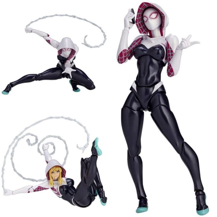 J16 Marvel Legends KO Kaiyodo Revoltech AMECOMI YAMAGUCHI 004 Gwen ...
