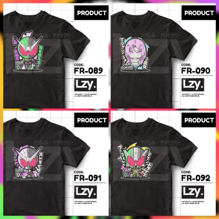 (พรีออเดอร์) เสื้อยืด ลาย Kamen RIDER W FUUTO PI TOKIME FANG JOKER W ...