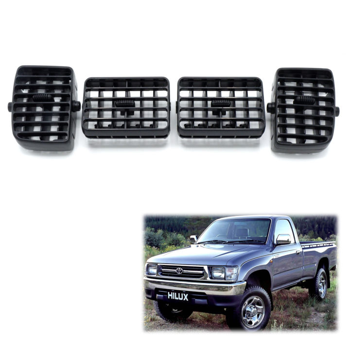 ช่องแอร์ Set ซ้ายและขวา ช่องลมแอร์ ช่องปรับแอร์ สีเทา จำนวน 4ชิ้น ...