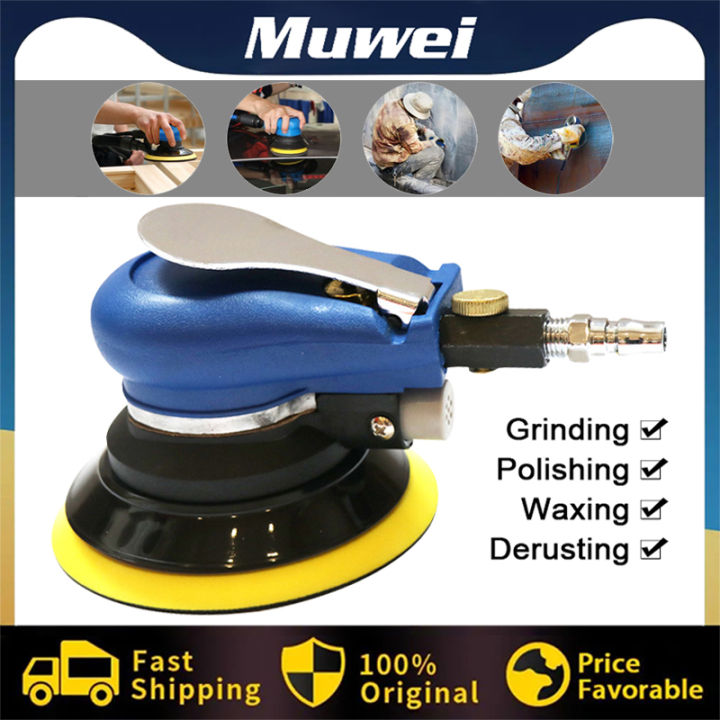 🔥5" Air Sander Sanding Machine Pneumatic Car Body Air Sander Air Random ...
