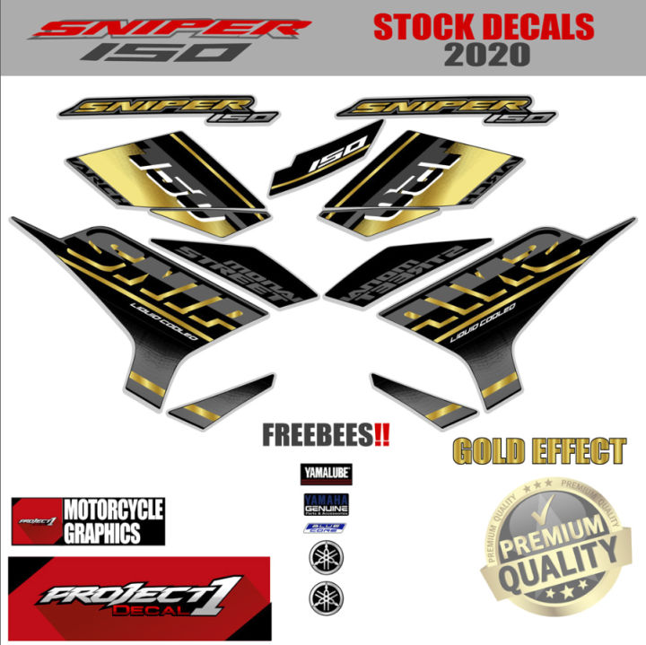 sniper 150 2020 stock decals laminated sticker | Lazada PH