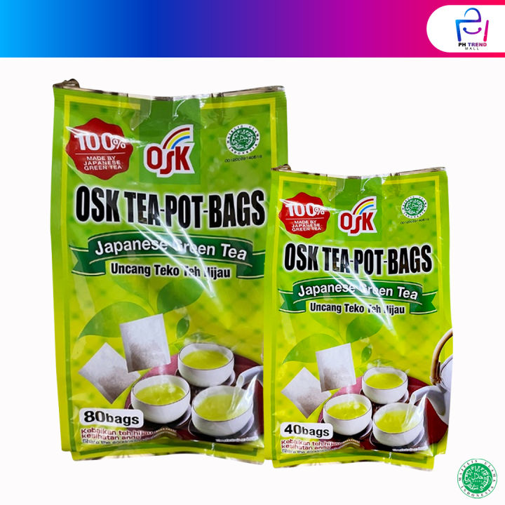 OSK Tea Pot Bags (40's-80's) (40's-80's) 日本产绿茶 | Lazada