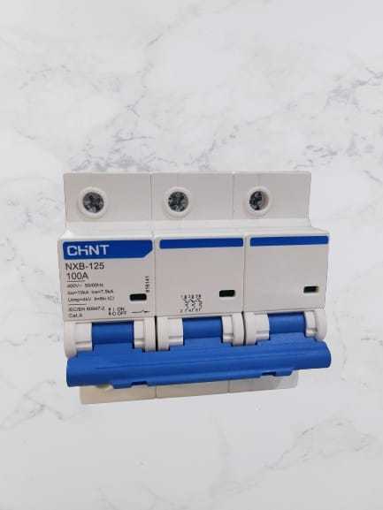 MCB CHINT NXB-125 3PHASE 100A MCB 3PHASE CHINT 100 AMPERE | Lazada Indonesia
