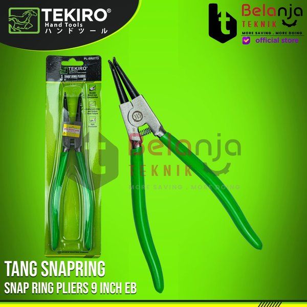 Tekiro Tang Snap Ring EB 9 Inch Tang Spi Bengkok Buka 9" Tang Sepi ...