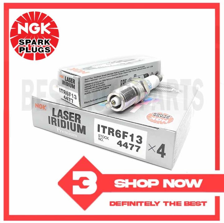 NGK ITR6F13 Laser Iridium Spark Plug - ( 4pcs / Box ) | Lazada PH