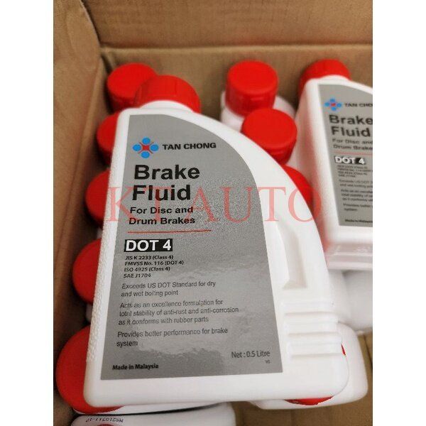 NISSAN TAN CHONG BRAKE FLUID OIL DOT 4 (500ML) BRAKE OIL DOT4 | Lazada