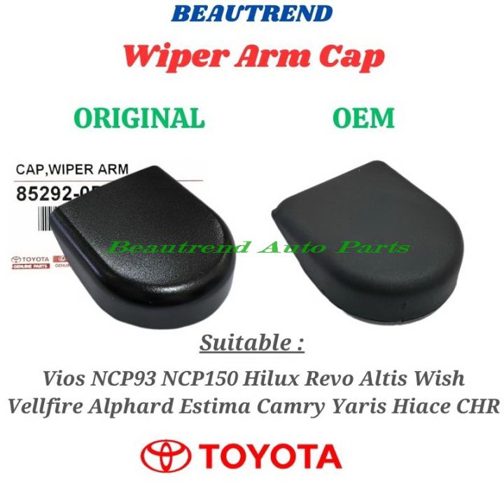 Wiper Arm Cap Toyota Vios NCP93 NCP150 NSP151 Hilux Revo Rocco Gun125 ...