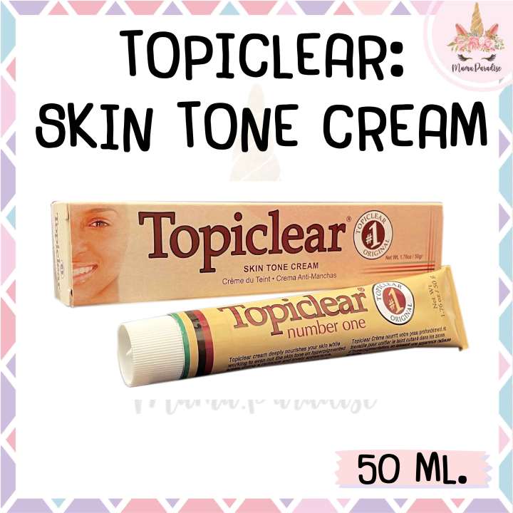 *พร้อมส่ง/ของแท้‼️* Topiclear Skin Tone Cream 50 g. ครีมลดรอย ปรับสีผิว ...