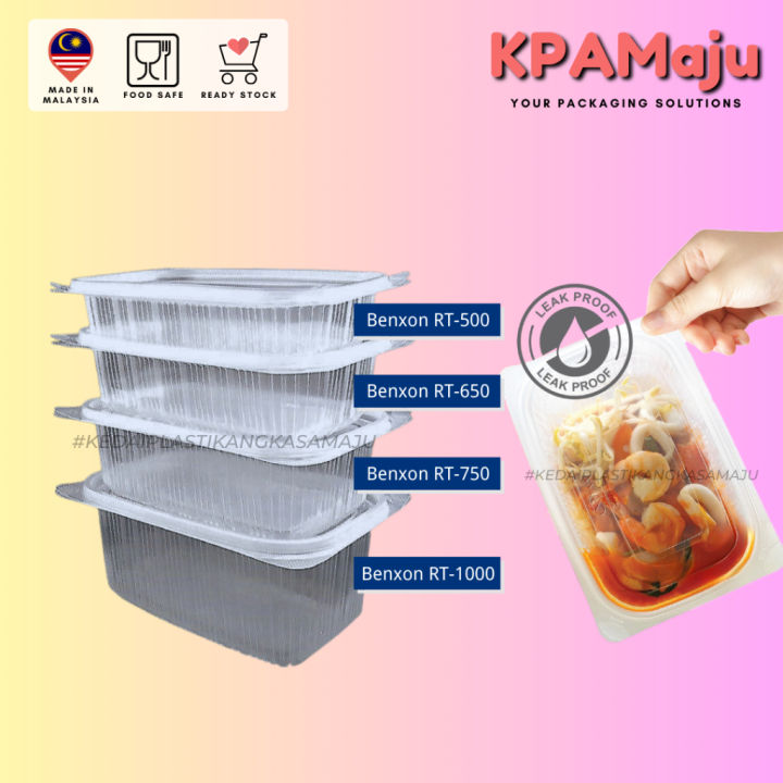 Benxon Rectangular Container - RT500, RT650, RT750, RT1000 (500ml ...