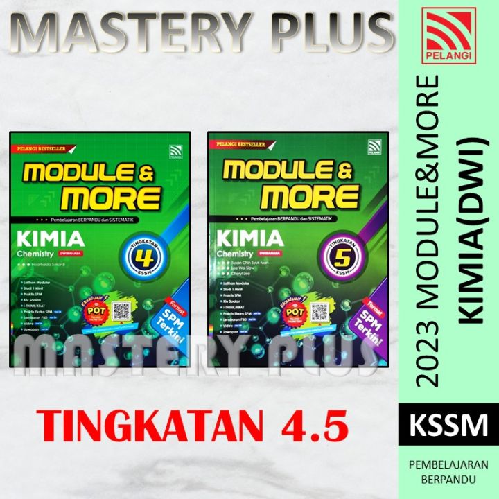 BUKU AKTIVITI 2023 : MODULE & MORE KIMIA TINGKATAN 4 & 5(DWIBAHASA ...